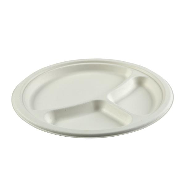 PACTIV 3 COMP WHITE LAMINATED FOAM PLATES 10 INCH - US Foods CHEF'STORE
