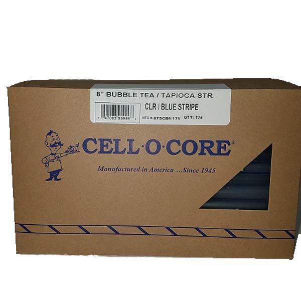 CELL-O-CORE STRAW JUMBO 1025 CLEAR WRAPPED - US Foods CHEF'STORE