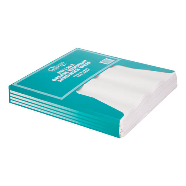 BAGCRAFT GREASE RESISTANT SANDWICH WRAP 12X12 INCH WHITE - US Foods ...